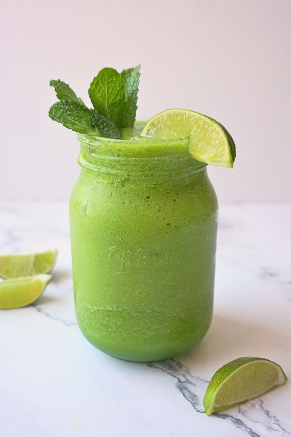Pineapple Mint Smoothie (Without Banana) - Pantry Trove