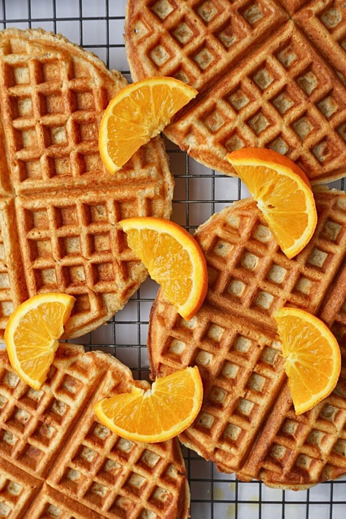 Orange Cinnamon Waffles - Pantry Trove