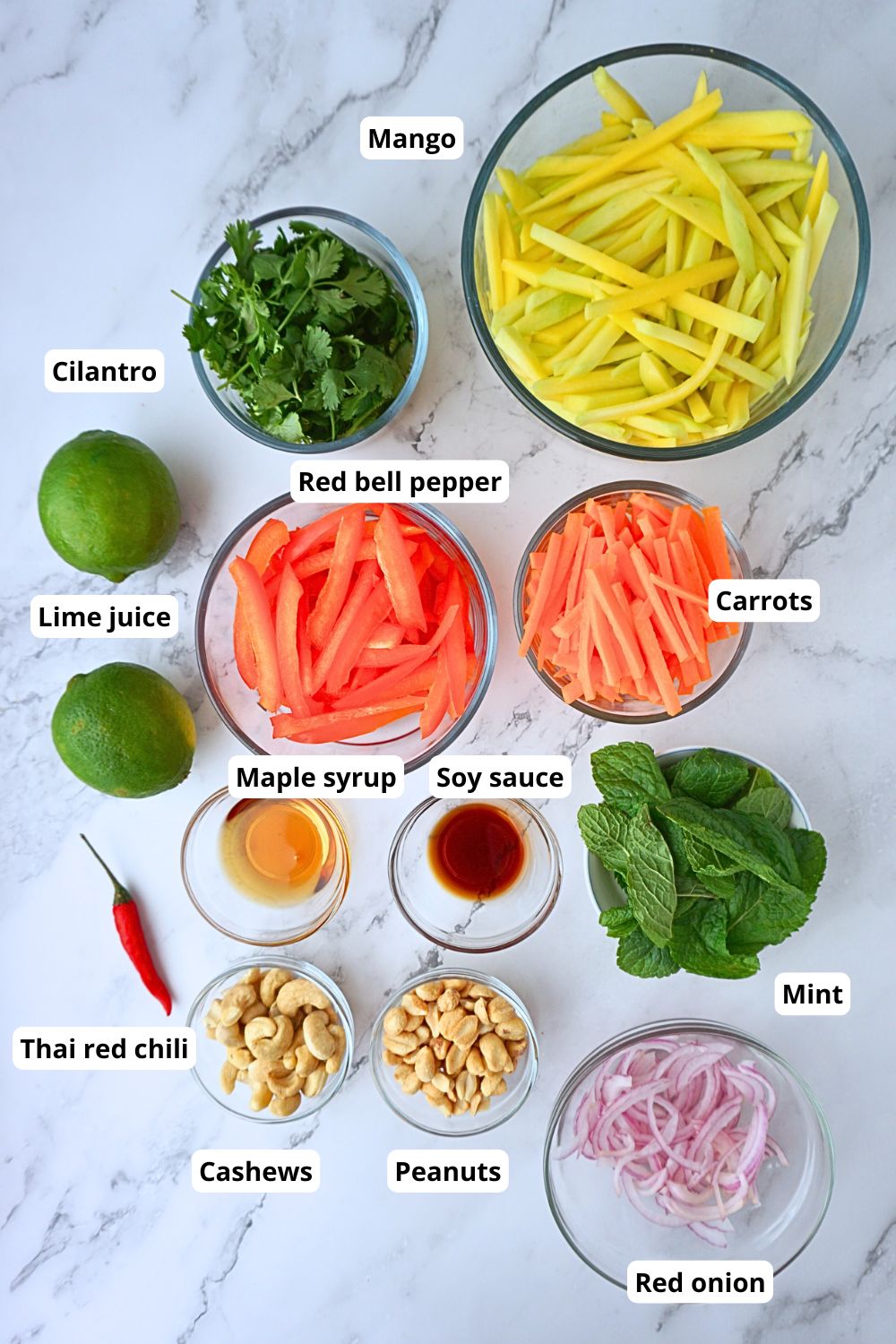 Thai Mango Salad - Pantry Trove